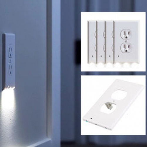 Outlet Cover with LED Night Light - 2 Styles