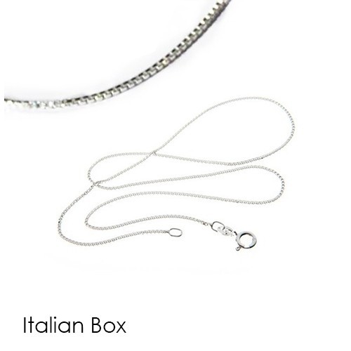 Italian Sterling Silver Chain - 4 Styles