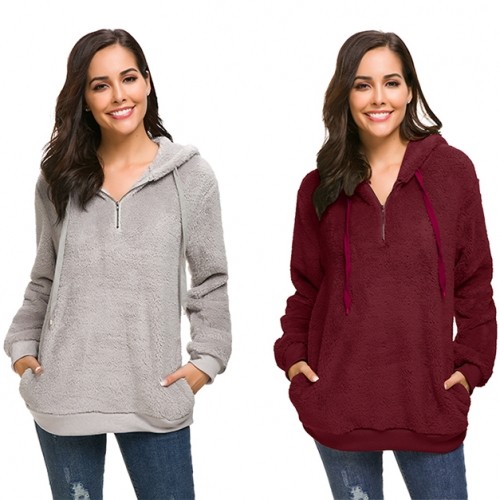 Plush Pullover Hoodie - 6 Colors