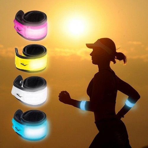 Everlast LED Safety Light Up Activity Slap Bracelet - 4 Colors