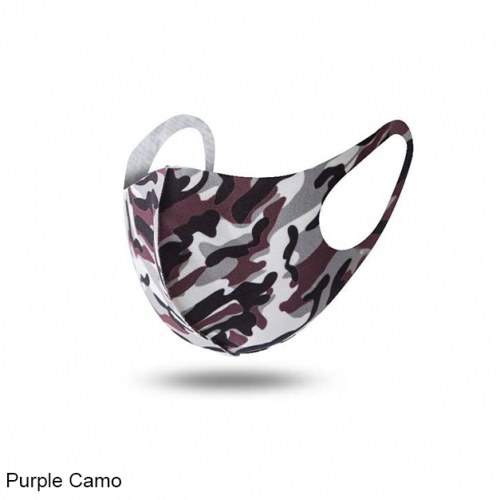 6 Pack: Fun Prints Single-Ply Reusable Fabric Face Masks - 10 Options