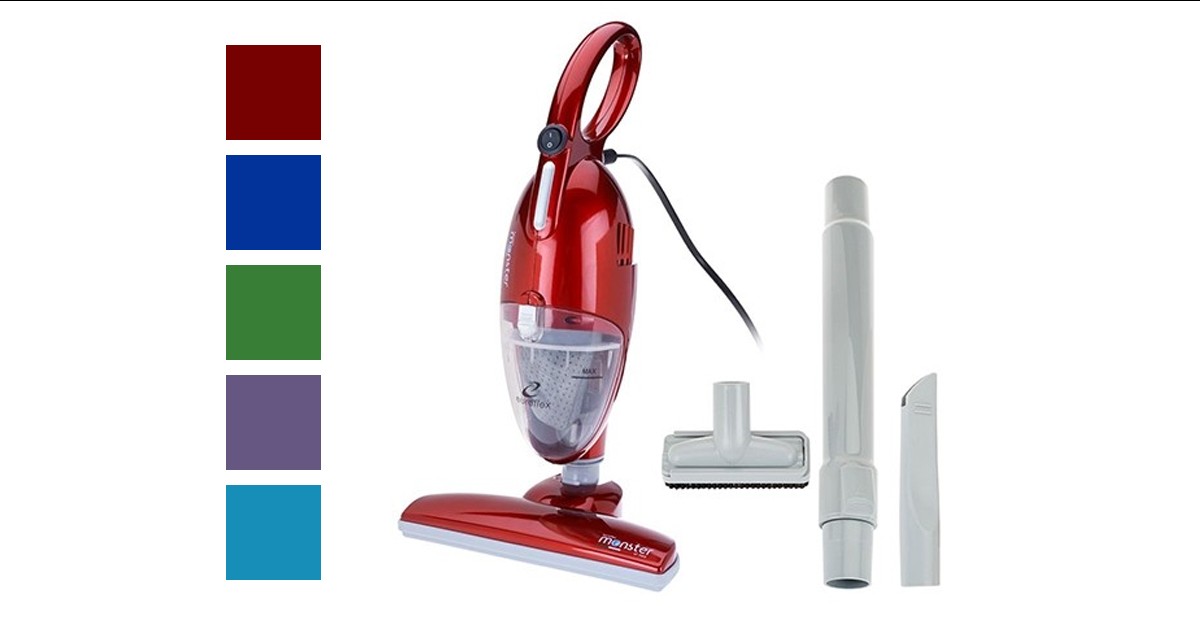 Euroflex Monster Ultra Hand & Stick Vacuum System with Attachments - 5 ...