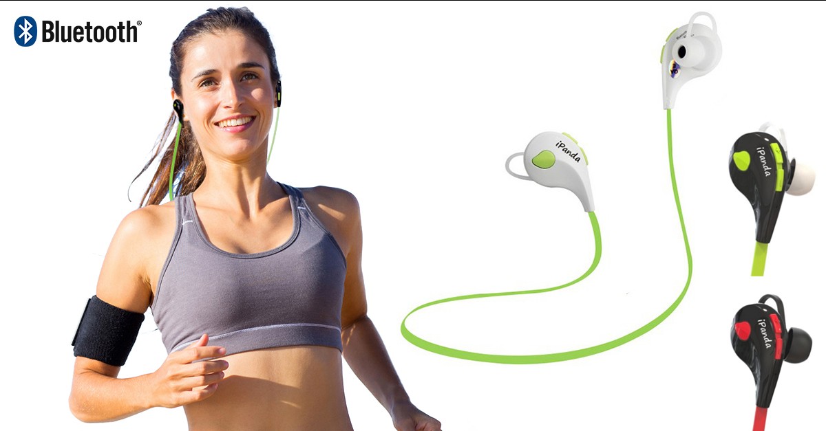 iPanda Budz Premium Bluetooth Wireless In-Ear Headphones - 3 Colors