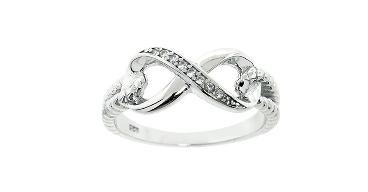 Infinity Twist Engagement Ring