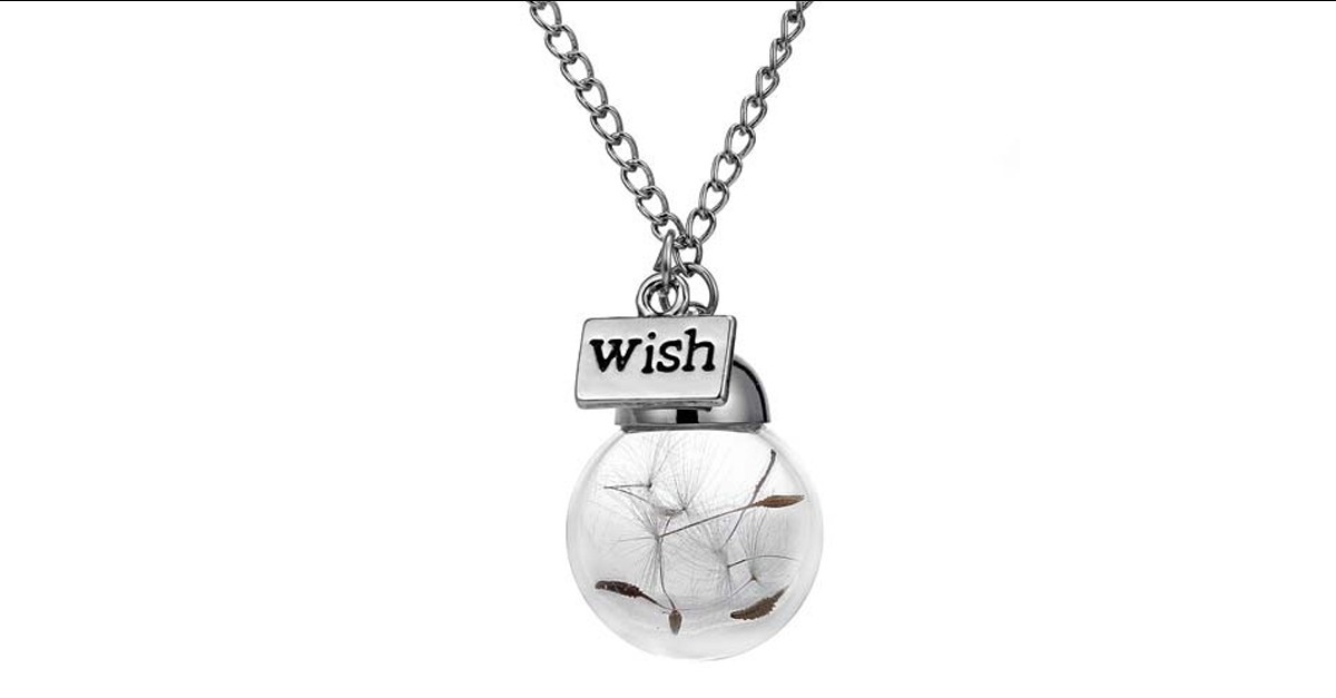 Dandelion Wish Necklace