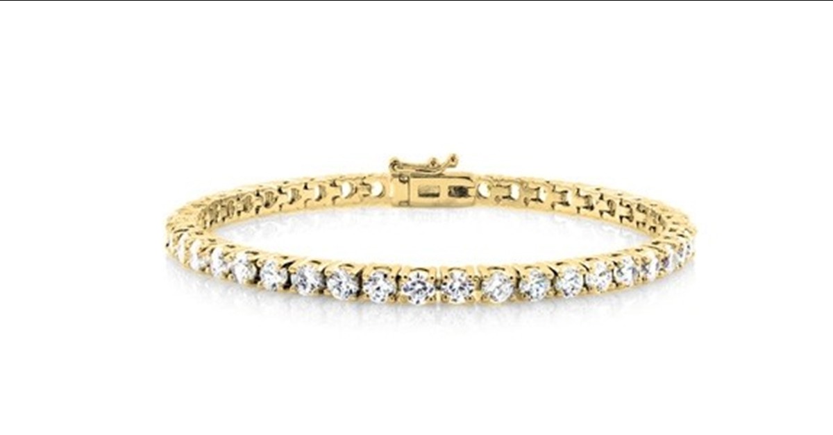 10 Cttw Cubic Zirconia Tennis Bracelet 2 Finishes