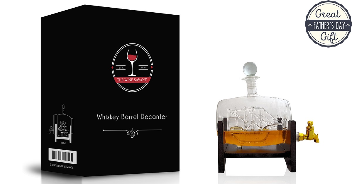 750ml Ship In Barrel Decanter