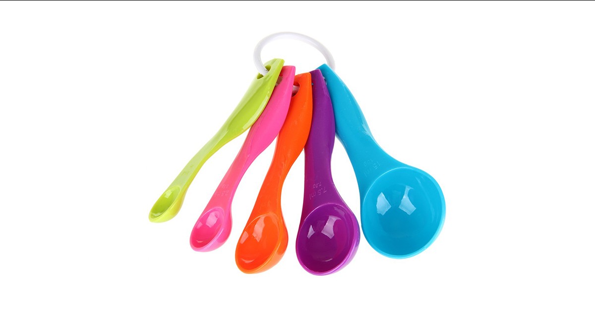 5-Piece Colorful Measuring Spoon Set