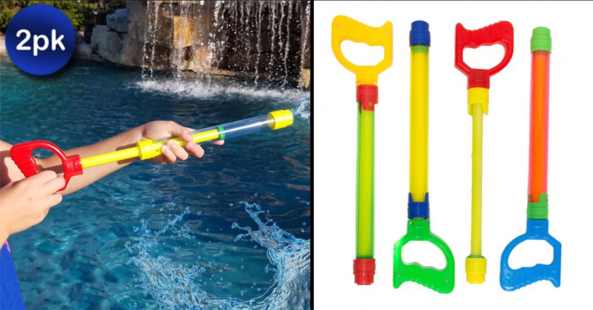 2 Pack: Pump-Action Water Blaster