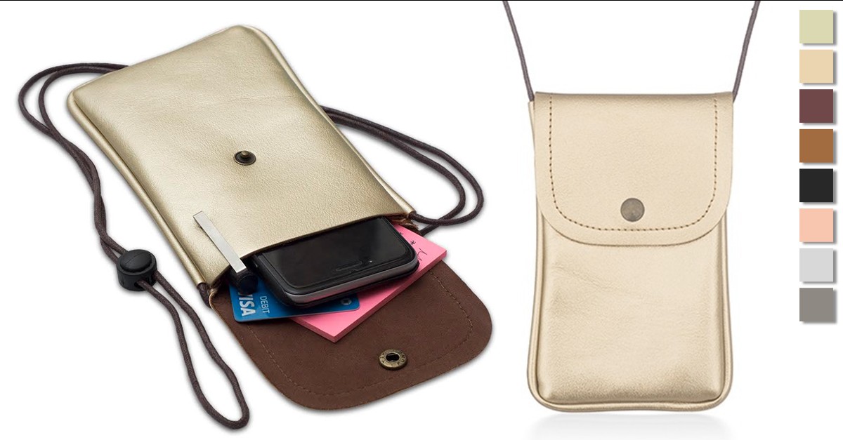 1 or 2 Pack: Venzillino Cell Phone Crossbody Bag - 9 Styles