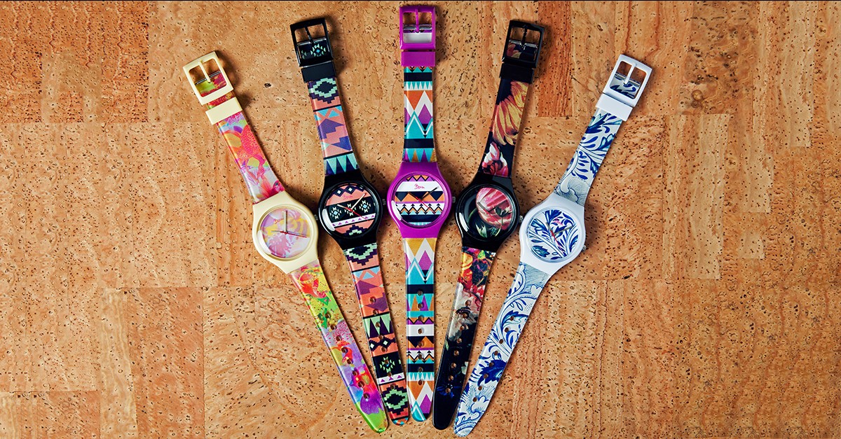 Boum Ladies Patterned Quartz Watch - 5 Styles