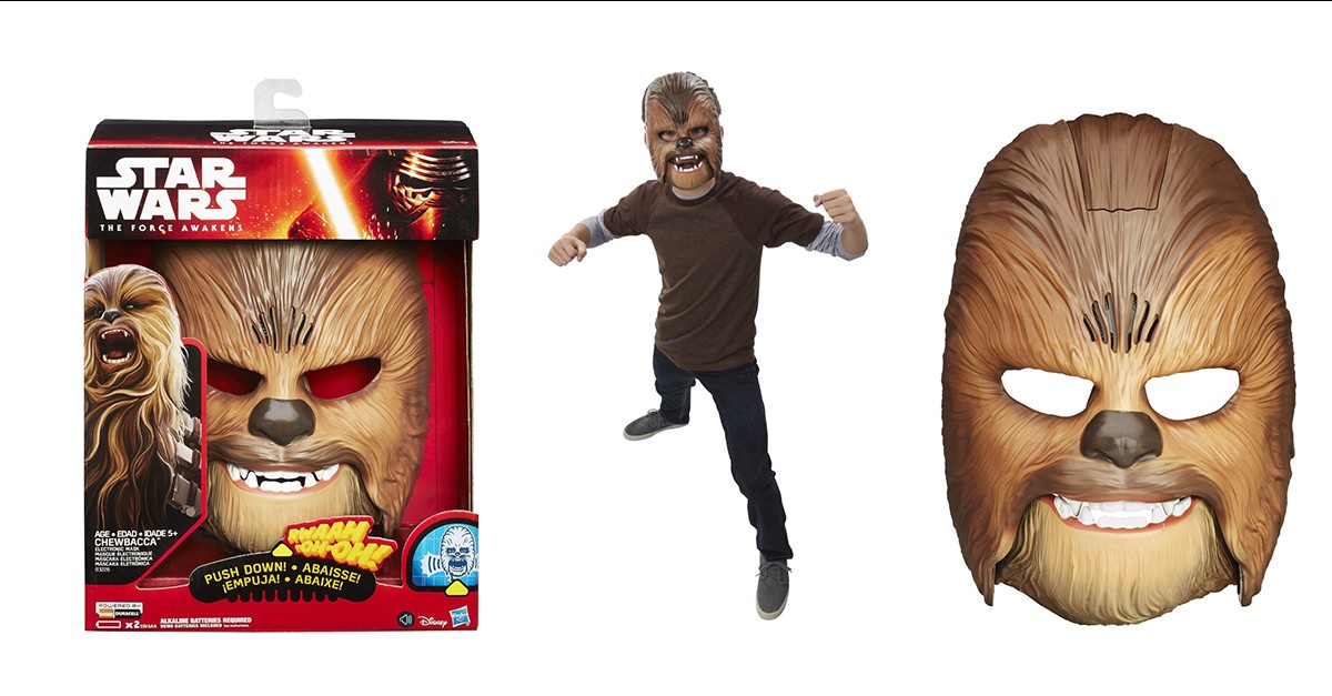 1 and 2 Pack: Star Wars Chewbacca Talking Mask