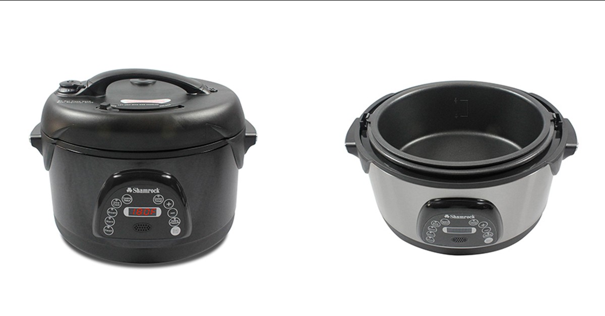 6.5 Qt Nonstick Pressure Cooker with Voice Command