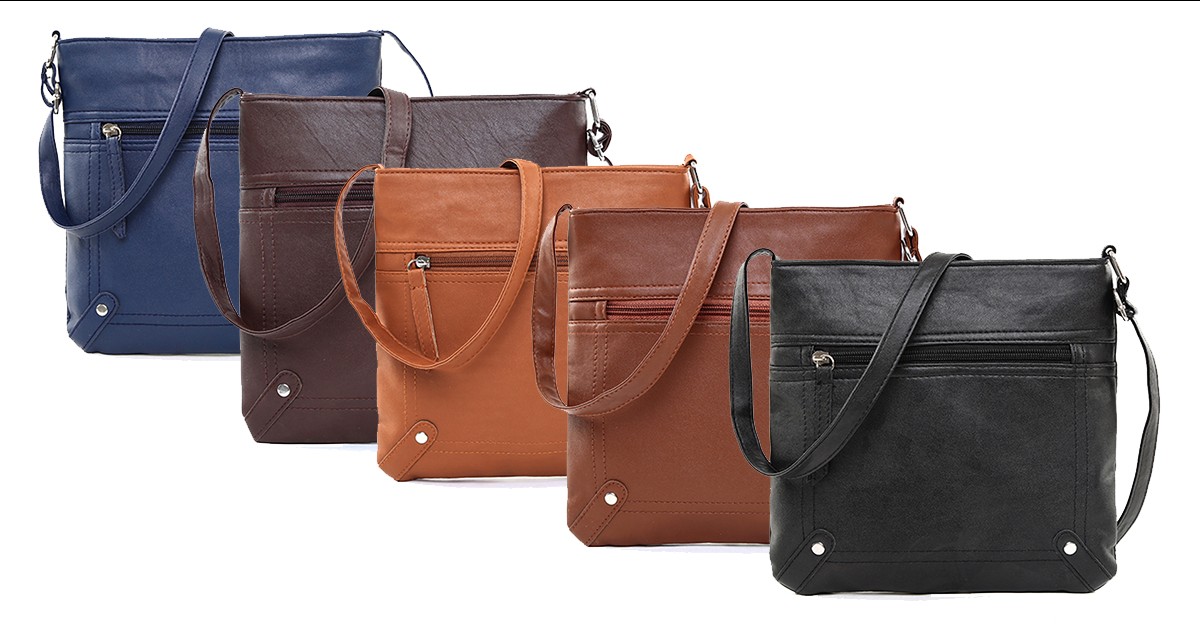 Prato Crossbody Messenger Bag - 6 Styles