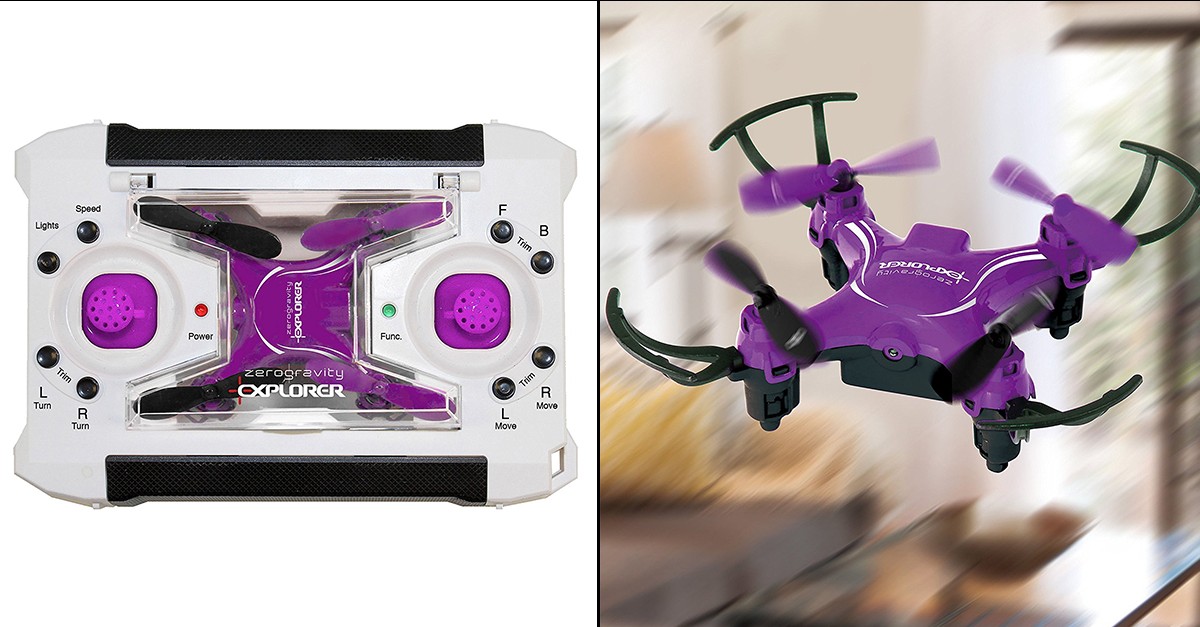 Zero Gravity Pocket Quadcopter Drone with Camera