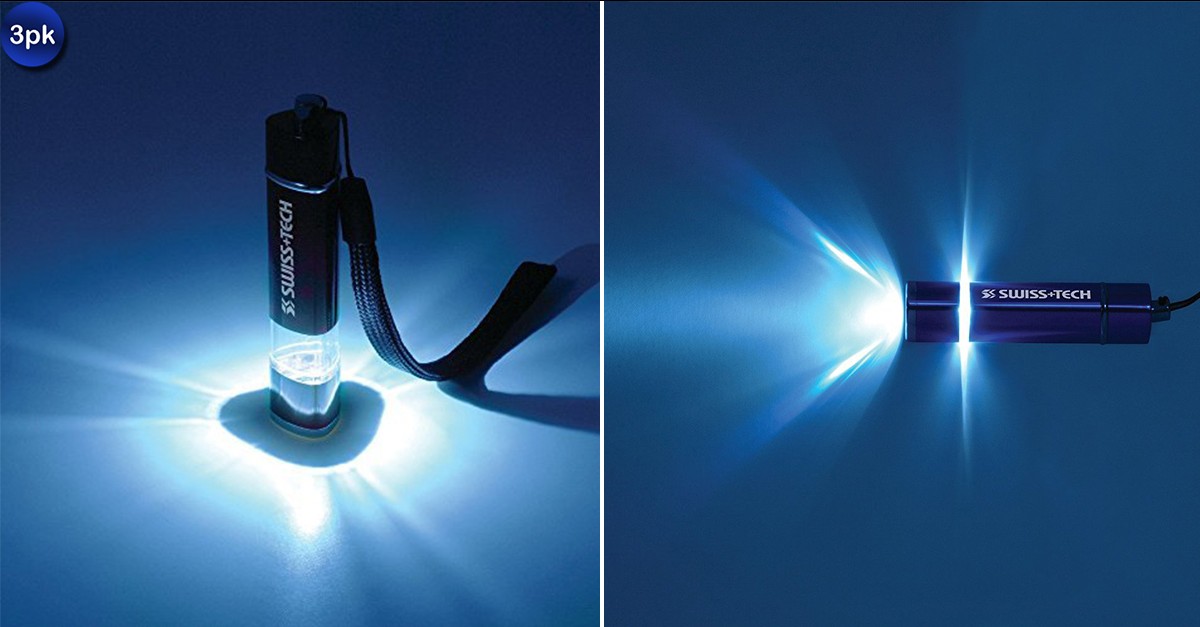 3 Pack: 2-in-1 LED Flashlight and Pull-Out Lantern