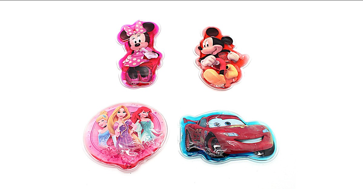 4 Piece Disney Reusable Ice Packs Set