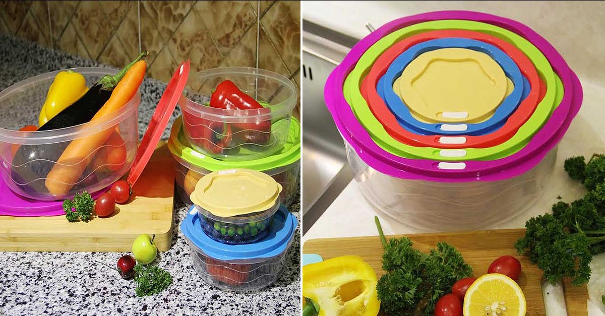 10-Piece BPA Free Food Storage Container Set