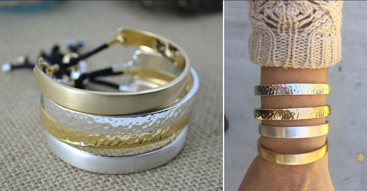 Bar Cuff with Rope Tie - 4 Styles