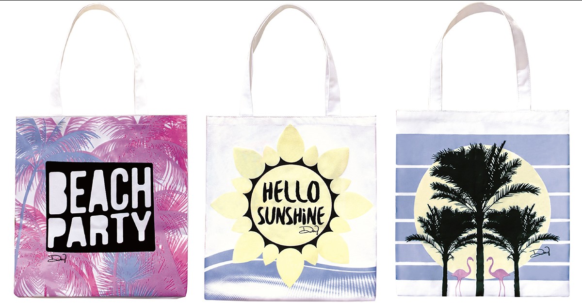 UV Color-Changing Tote Bags - 6 Styles