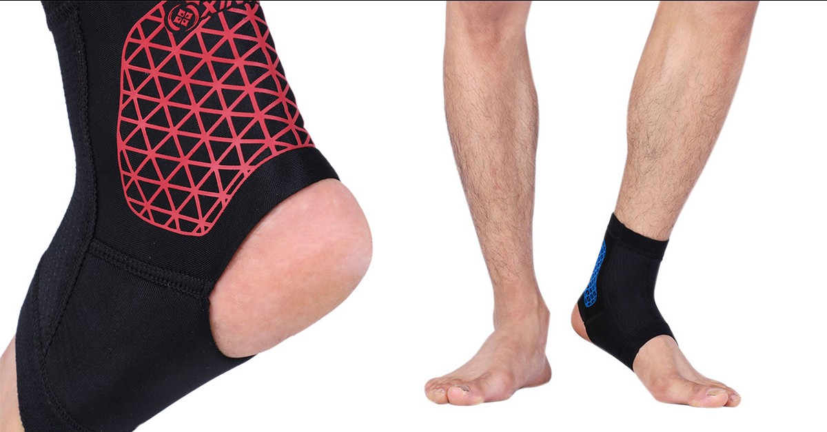 1 or 2 Pack: Reflective Cycling Ankle Brace