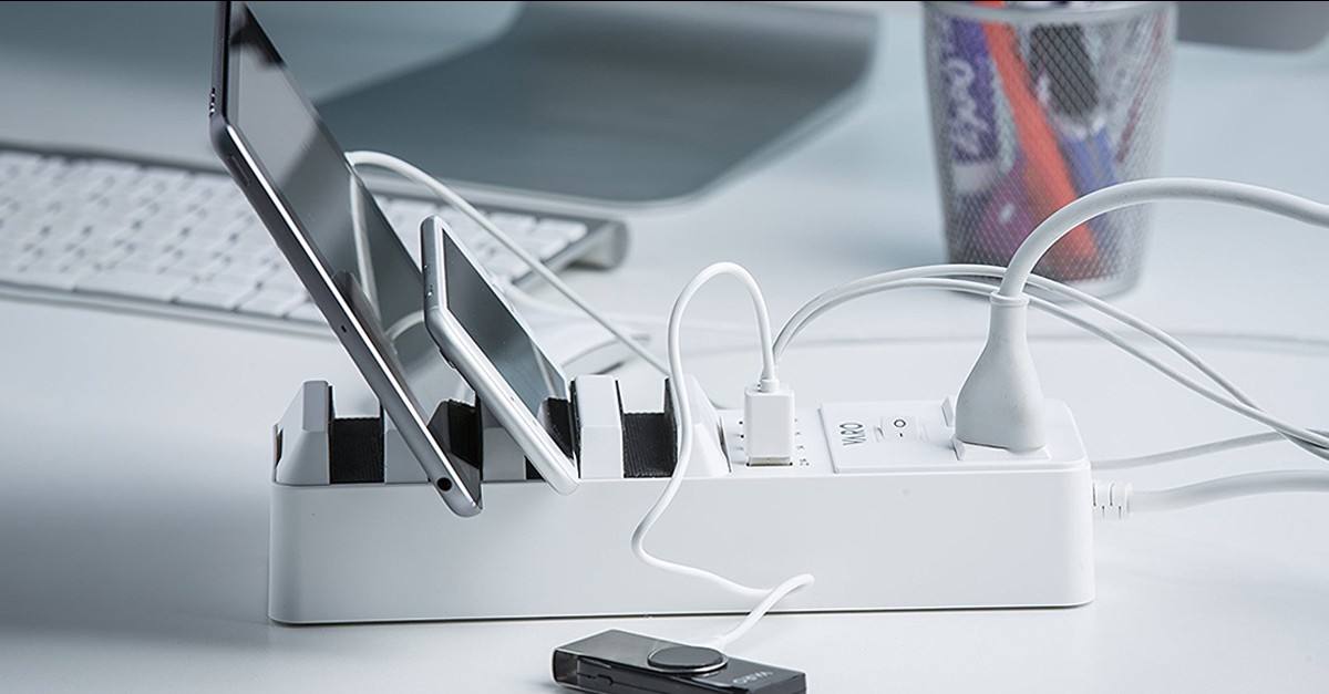 Multi-Dock Charging Station and Power Outlet