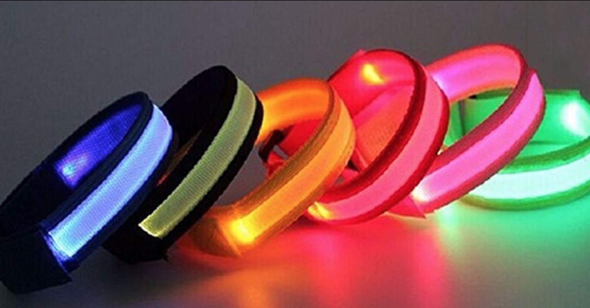 LED Sports Safety Arm Band - 6 Colors
