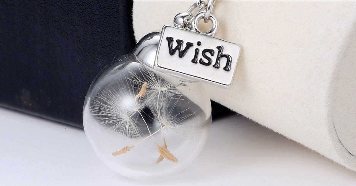 Dandelion Wish Necklace