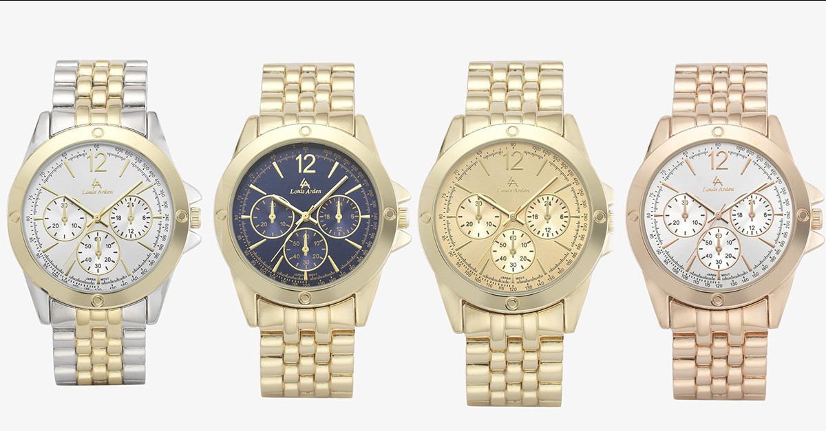 Louis Arden Unisex Stainless Steel Analog Watch - 4 Finishes