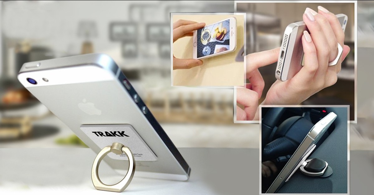 1 or 2 Pack: TRAKK GRIP Clever Universal Ring Mount and Cradle