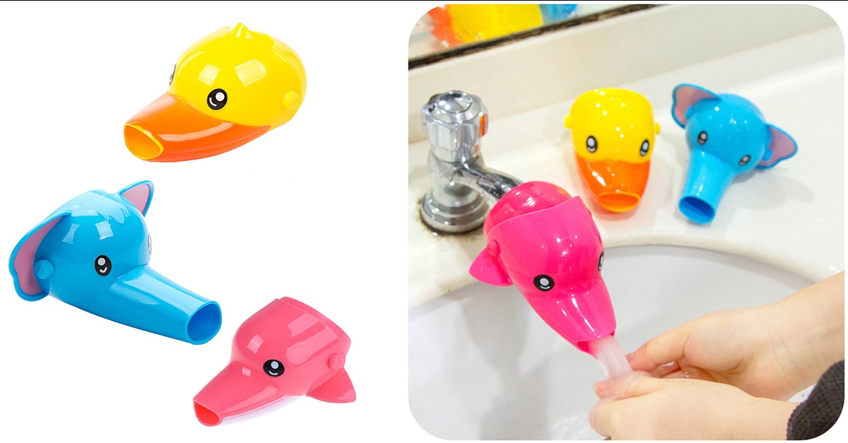 Cartoon Animal Faucet Extender - 3 Styles