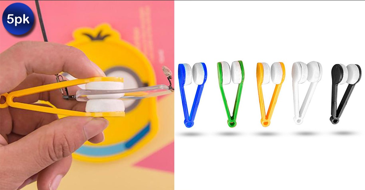 5 Pack: Convenient Specs Cleaners