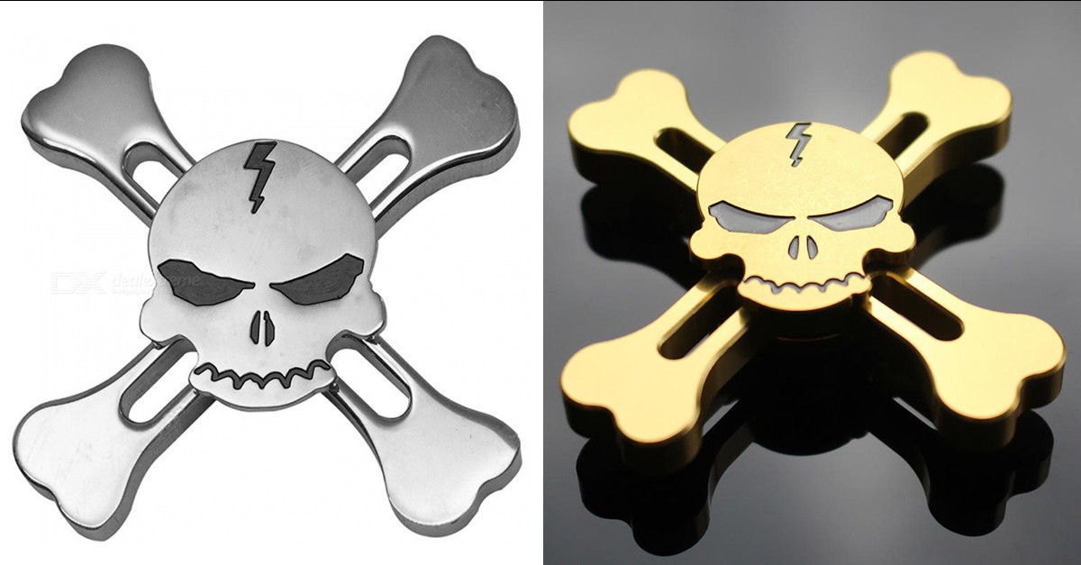 Skull Fidget Spinner - 2 Colors