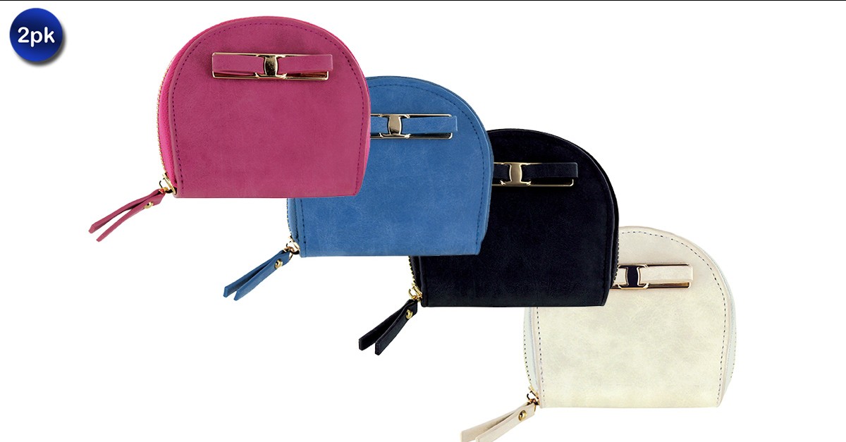 2 Pack: Urban Energy Curve Wallet - 5 Colors