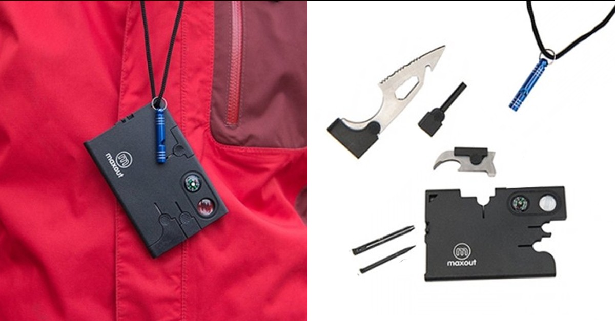 Maxout Credit Card Wallet Tool With Survival Knife 10-in-1