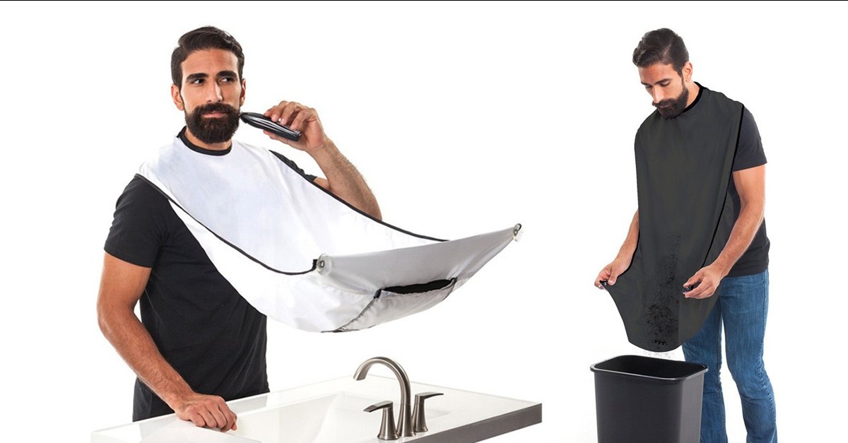 Men's No-Mess Beard Cape - 2 Colors