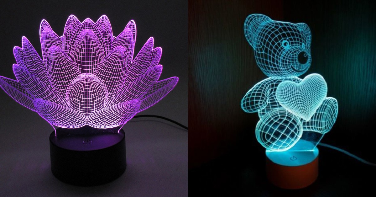 3D Lamp - 4 Styles