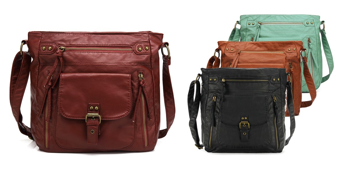 Penta Pocket Crossbody Bag - 5 Colors