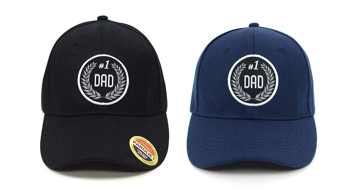 #1 Dad Embroidered Baseball Cap - 3 Styles