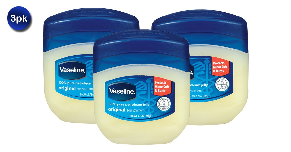 3 Pack: Vaseline Petroleum Jelly 3.75 Oz