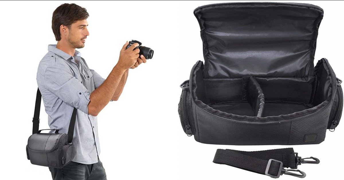 Deluxe Digital Camera Padded Travel Case