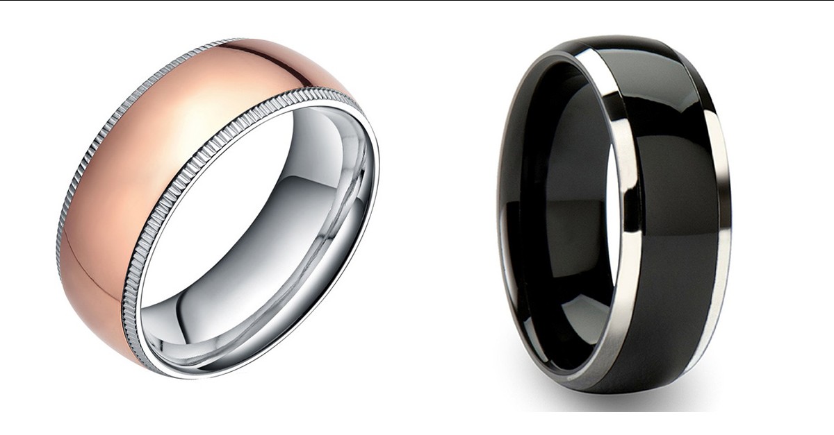 Titanium Metal Comfort Fit Bands