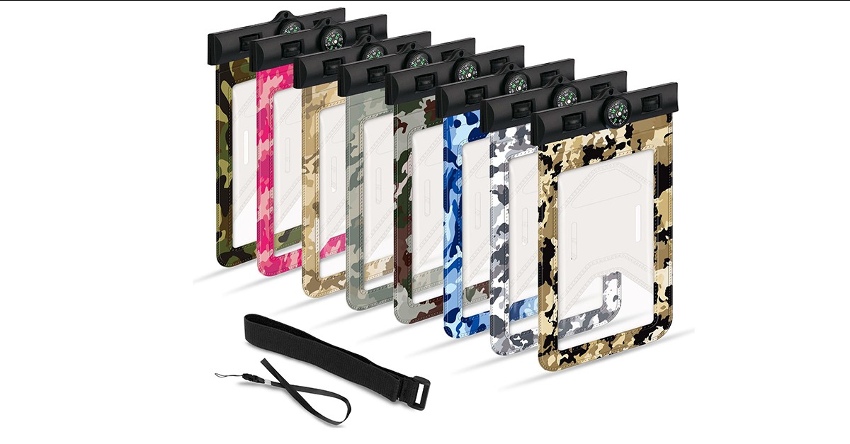 Waterproof Camouflage Compass Case - 4 Colors