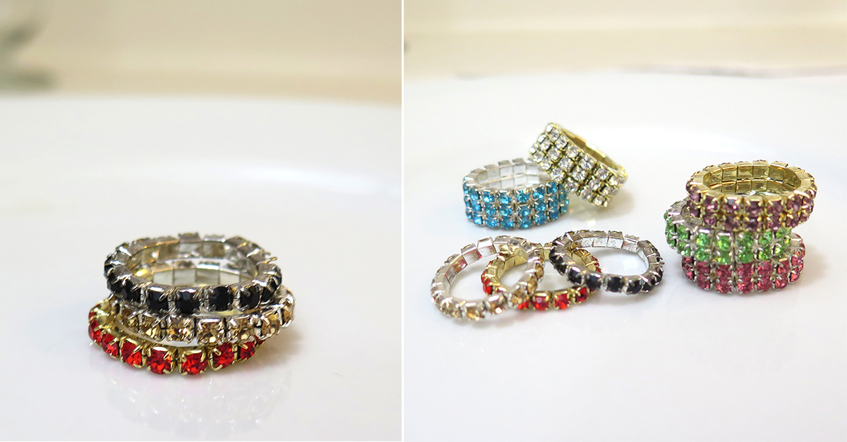 Crystal Eternity Ring - 8 Colors
