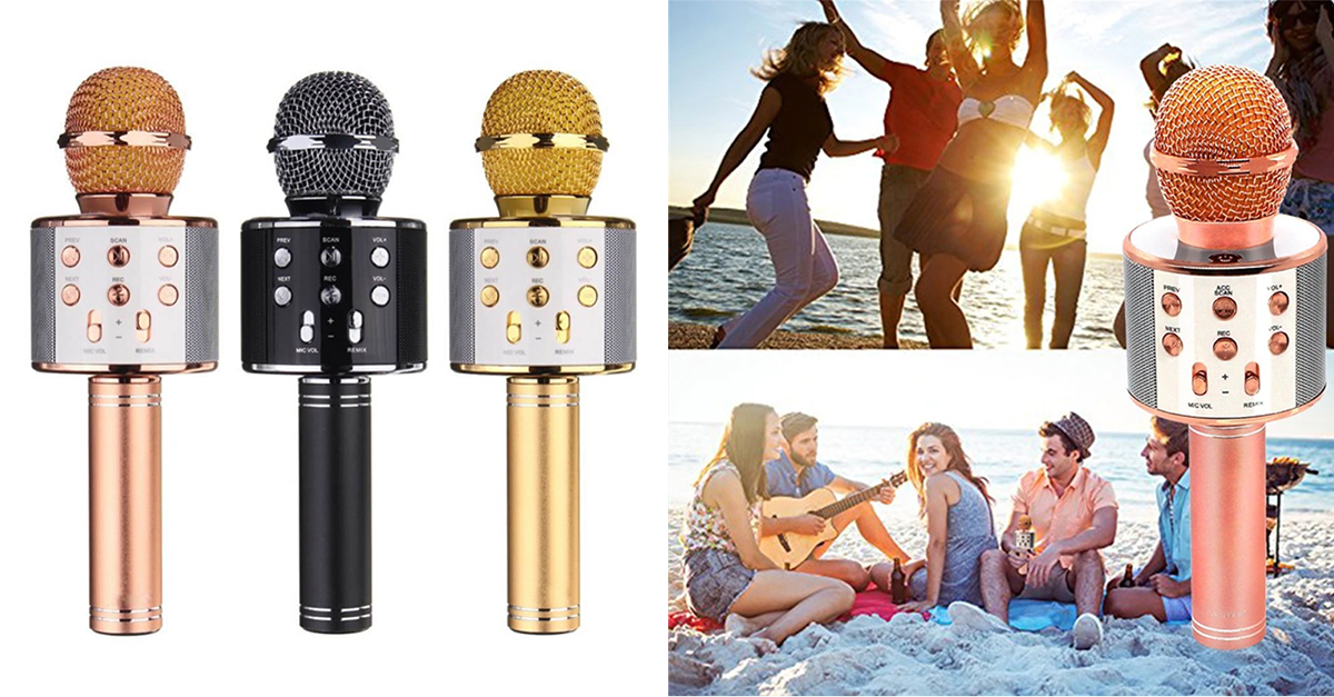 Wireless Bluetooth Karaoke Microphone - 3 Colors