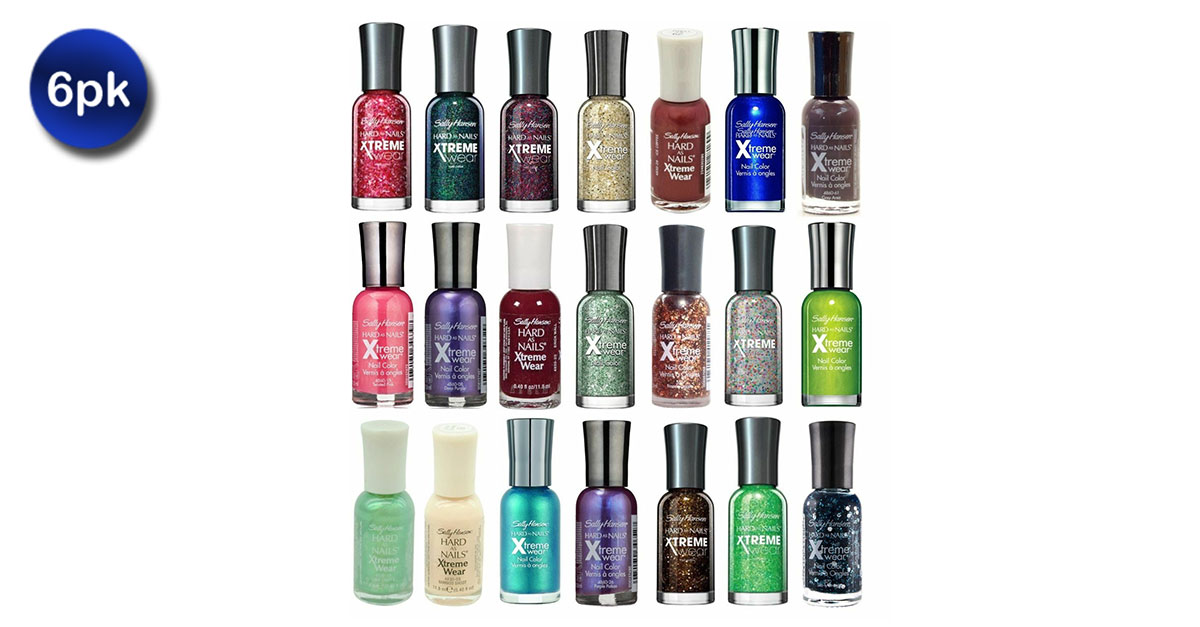 6 Pack: Sally Hansen Xtreme Wear Nail Polish