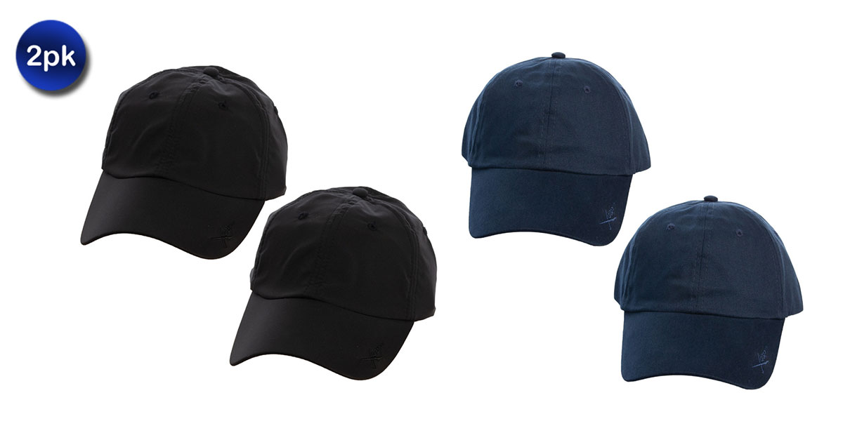2 Pack: Xcap by Kombi Baseball Cap with Built-in Retractable Sunglasses ...