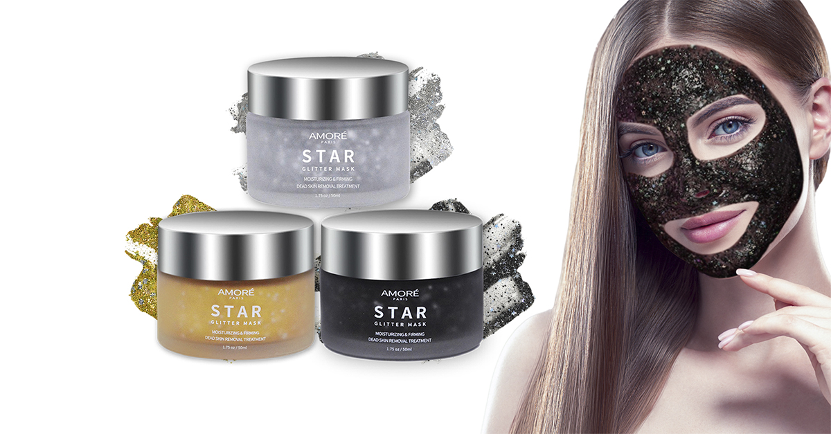 24K Glitter Peel-Off Mask - 3 Colors