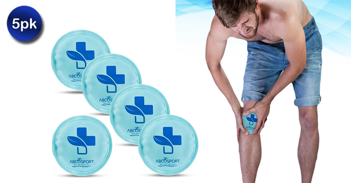 5 Pack: Reusable Gel Ice Pads