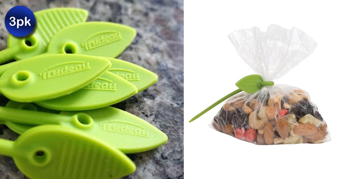 3 Pack: Trudeau Set of 8 Silicone Multi-Use Tie Wraps